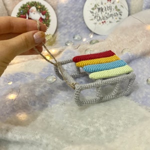 Crochet Pattern: Sledge Crochet Pattern, Winter Amigurumi, Christmas ...