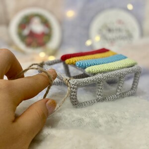 Crochet Pattern: Sledge Crochet Pattern, Winter Amigurumi, Christmas ...