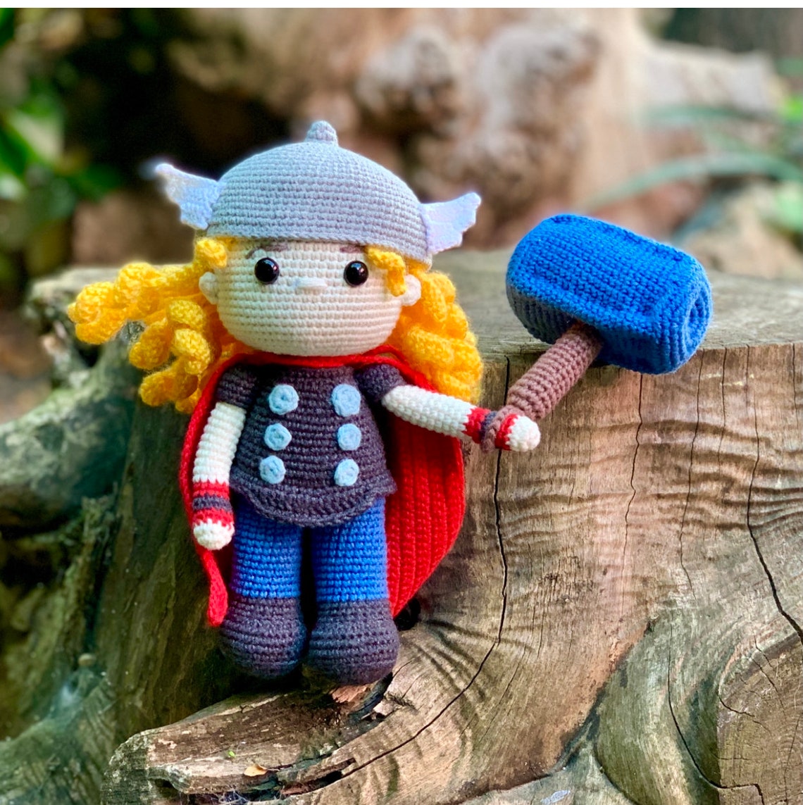 Crochet Pattern: Thor Fan Art Crochet Pattern Thor Amigurumi - Etsy