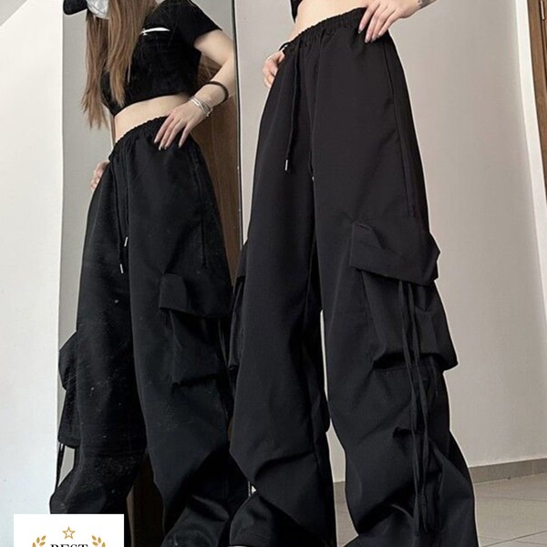 Loose Cargo Pants Girls - Etsy