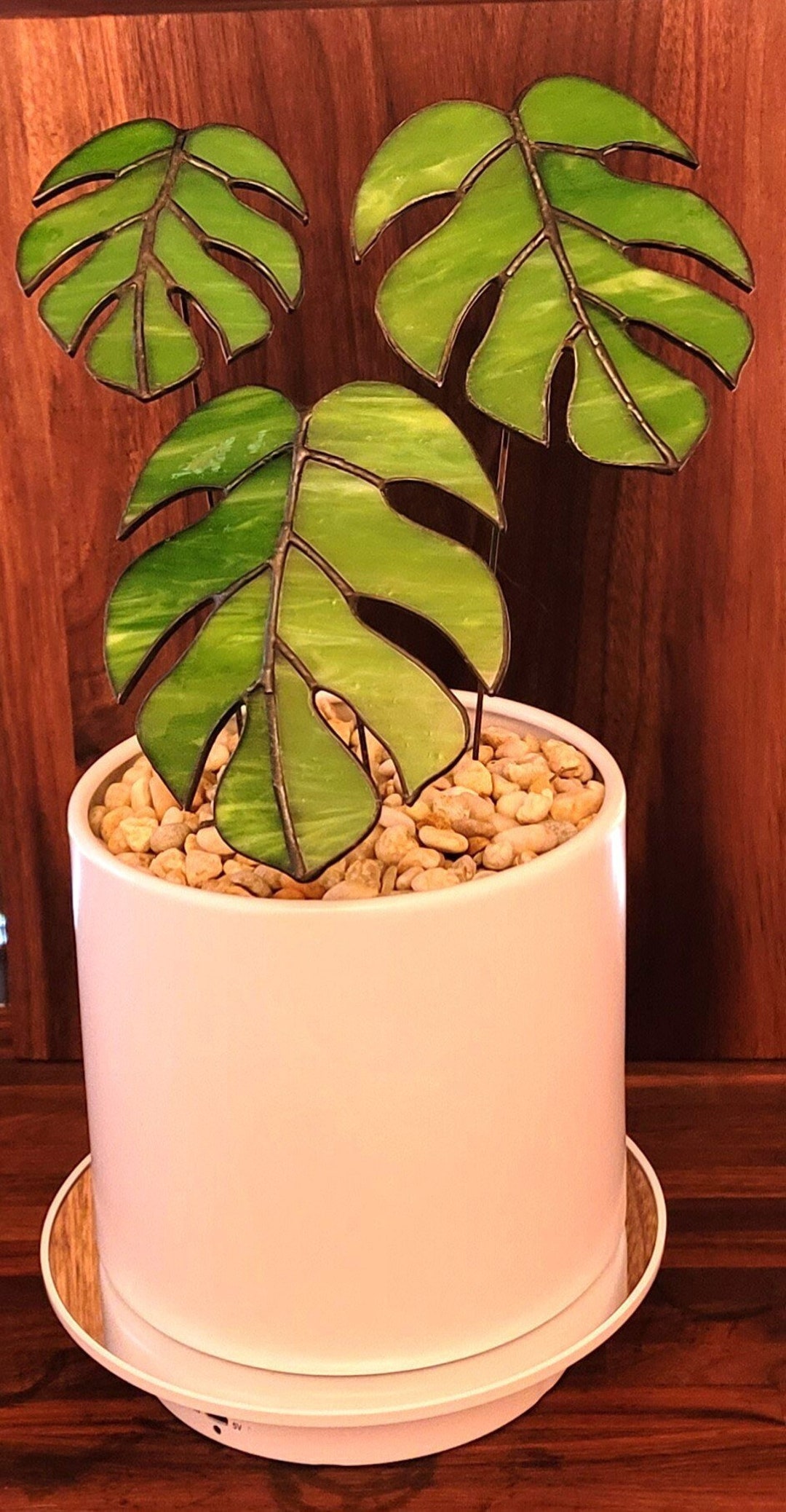 Stained Glass Monstera Deliciosa /tropical / Swiss Cheese Leaves ...