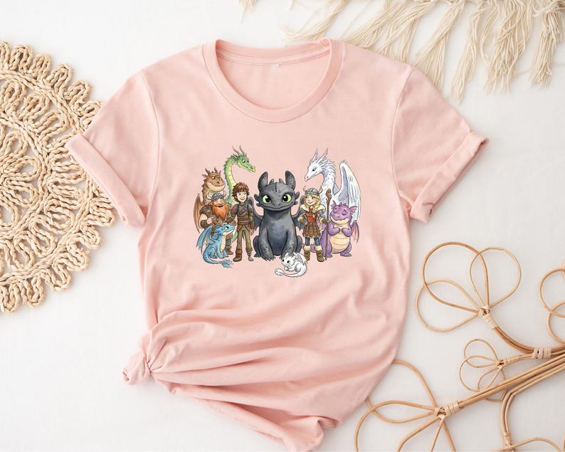 How to Train Your Dragon Shirt, Toothless Shirt, Light Fury Shirt ...