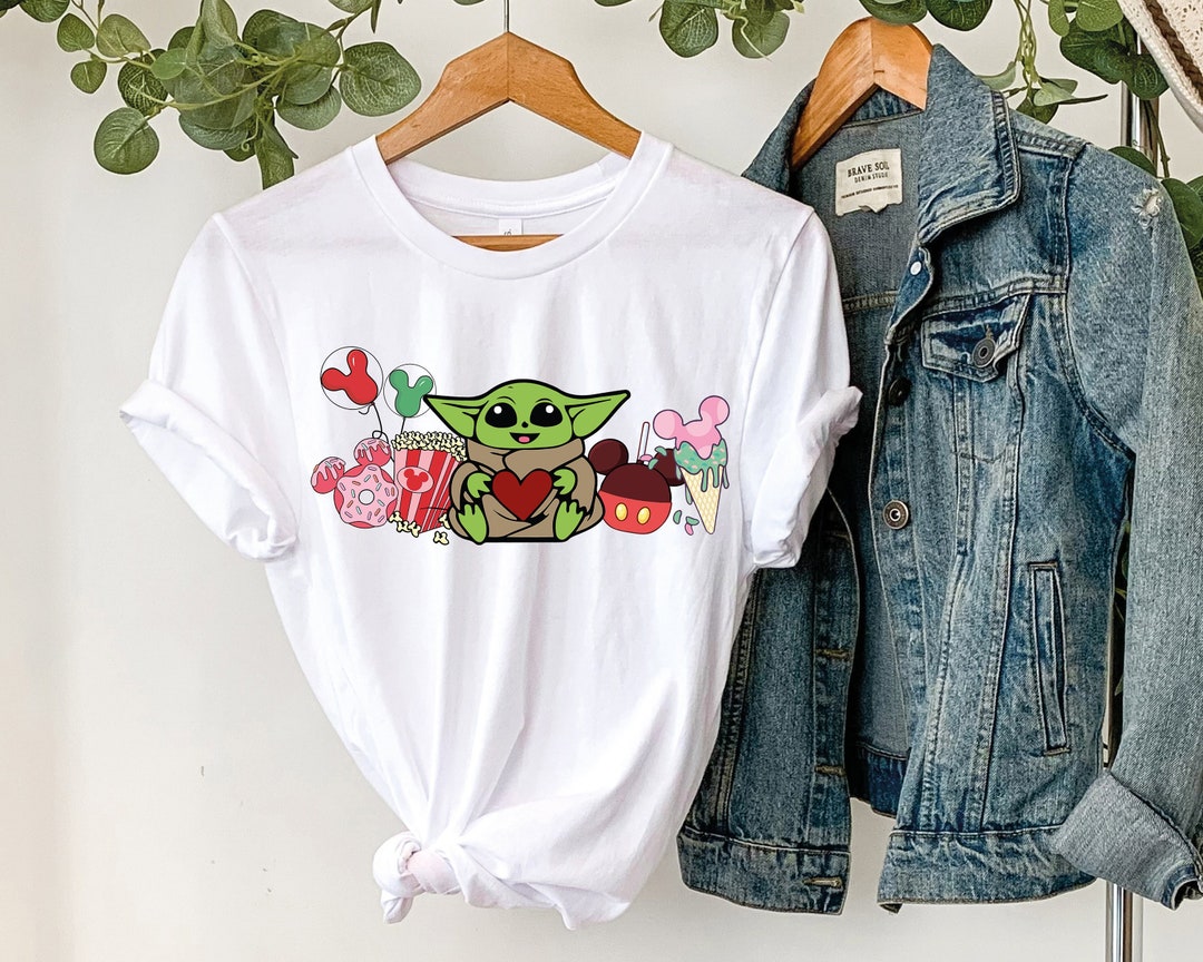 Baby Yoda Snaks Shirt, Disney Baby Yoda Shirt, Star Wars Yoda Shirt ...