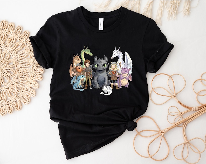 How to Train Your Dragon Shirt, Toothless Shirt, Light Fury Shirt ...