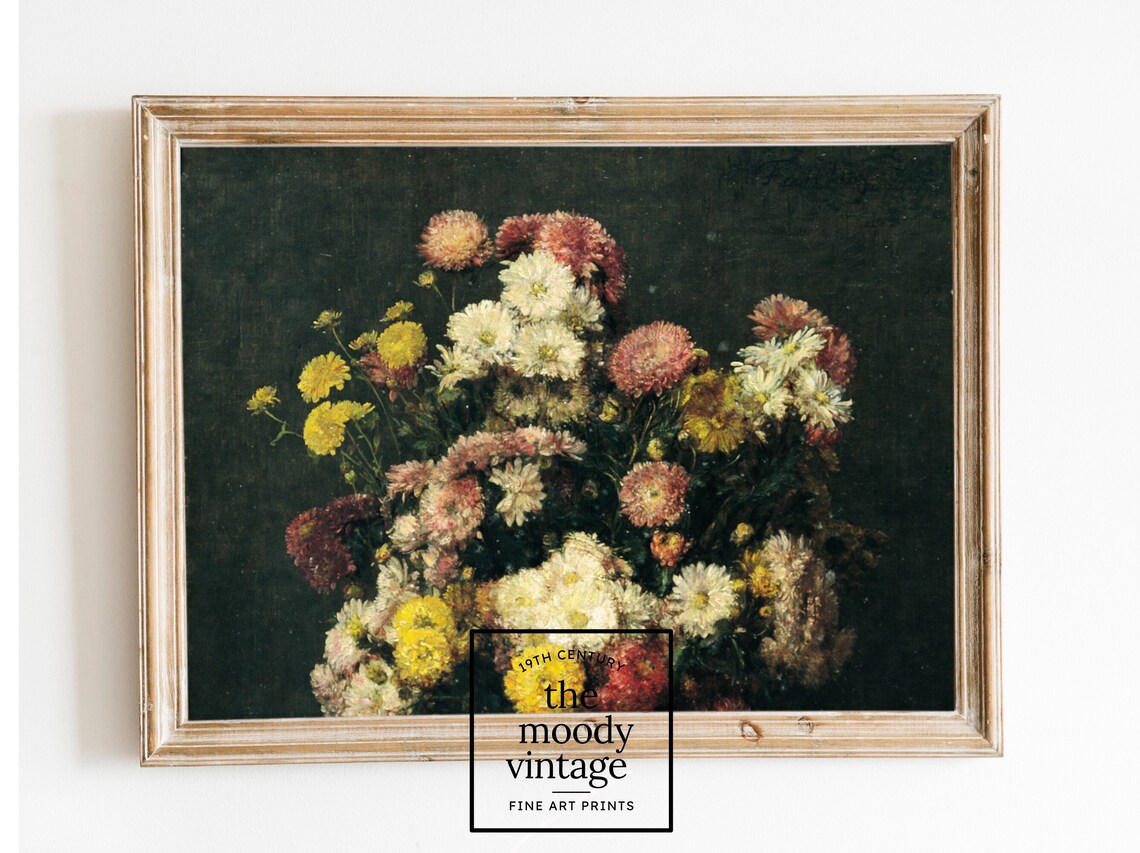 Floral Prints Vintage, Flower Bouquet Painting, Vintage Flower Print ...