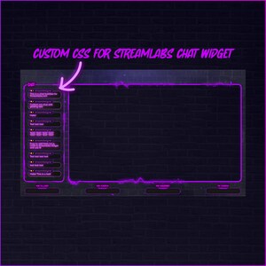 Overlays Stream Animated PURPLE Neon Style Twitch Package - Etsy