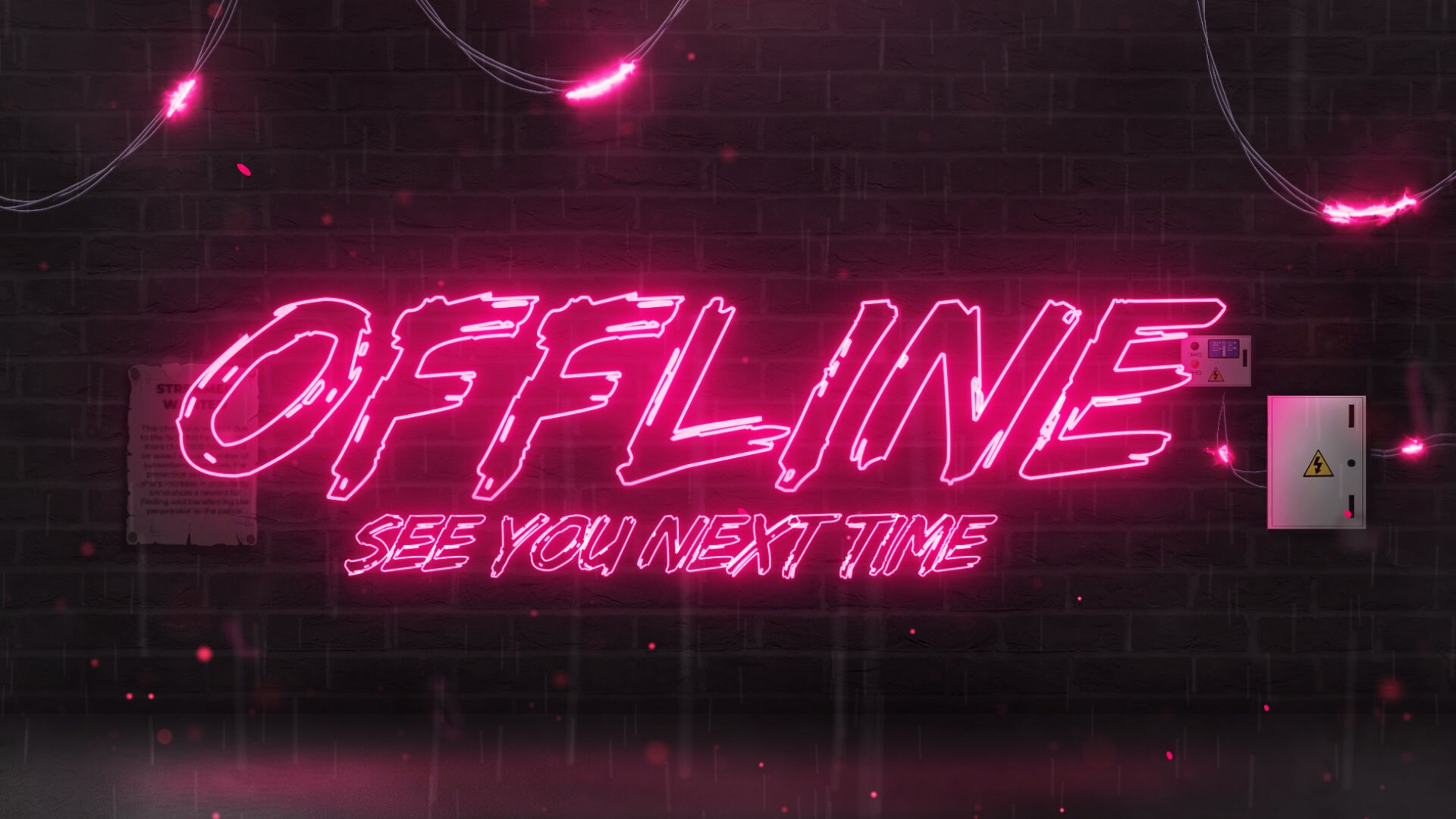 PINK NEON Stream OVERLAYS Package With Lighting Effects - Etsy