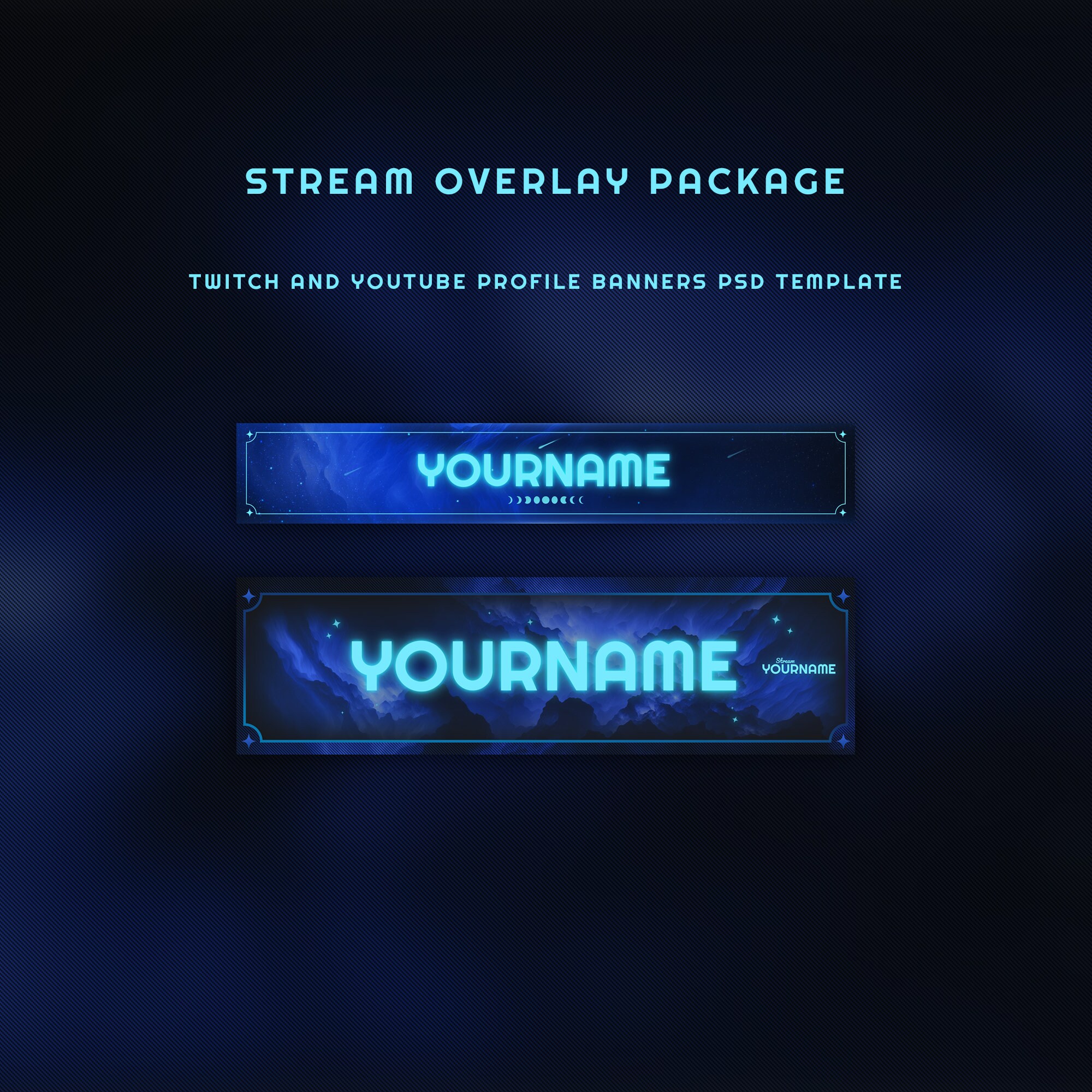 Animated Stream Package Stream Overlay Transition Panels Dark - Etsy