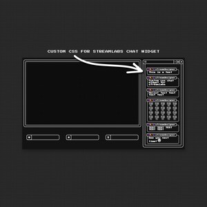 Animated BLACK and White DARK RETRO Twitch Overlay Package Minimal Dark ...