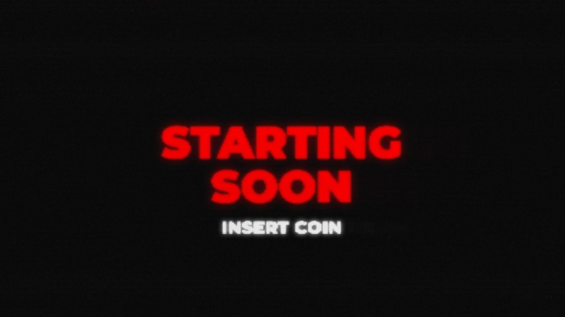 4x DARK RETRO Animated Waiting Screens With CRT Effect - Etsy