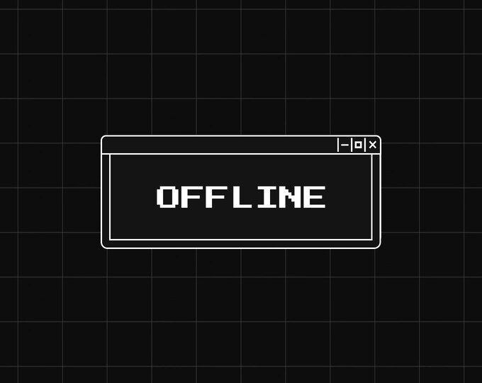 4x DARK RETRO Animated Waiting Screens Computer Style - Etsy