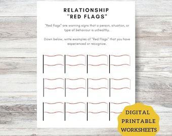 Recognizing Healthy Vs Unhealthy Relationships Printable - Etsy UK