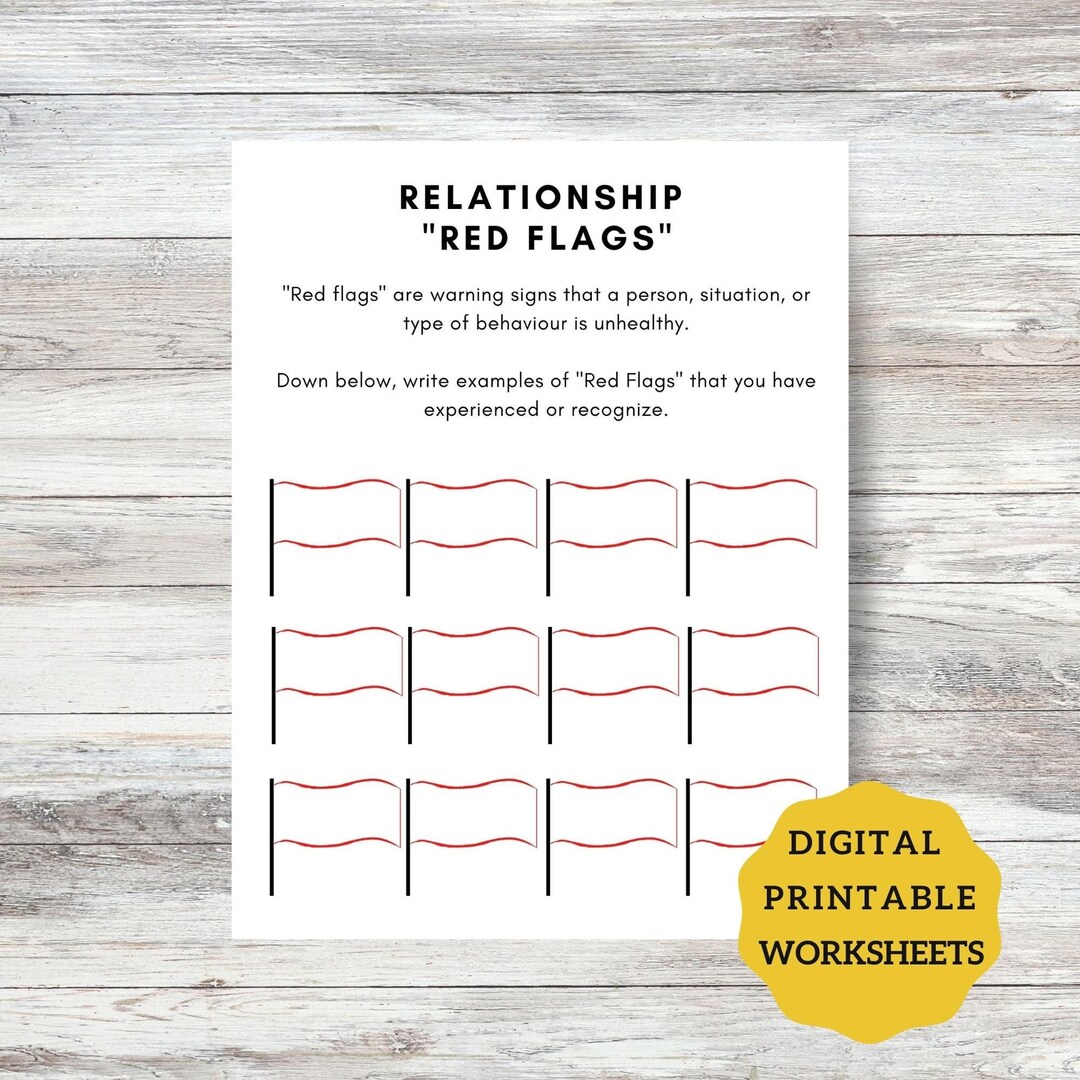 Recognizing Healthy Vs Unhealthy Relationships, Printable Worksheets ...