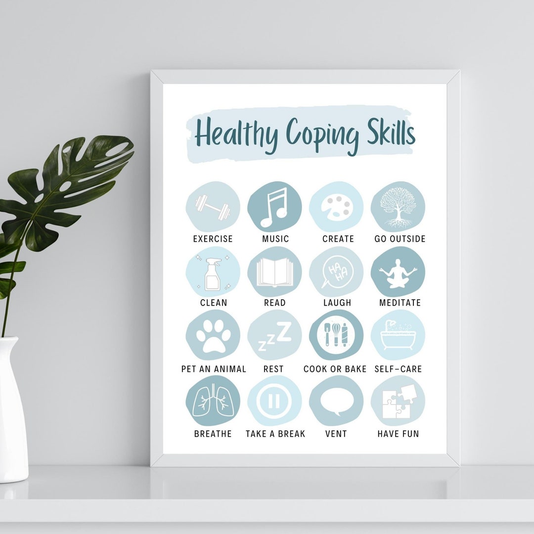 Healthy Coping Skills Anxiety Stress Management Mindfulness Healing ...