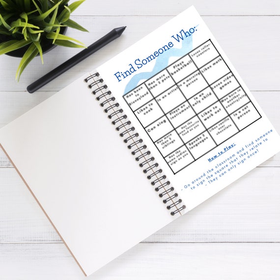 Hojas De Trabajo Para Romper El Hielo En La Escuela Secundaria