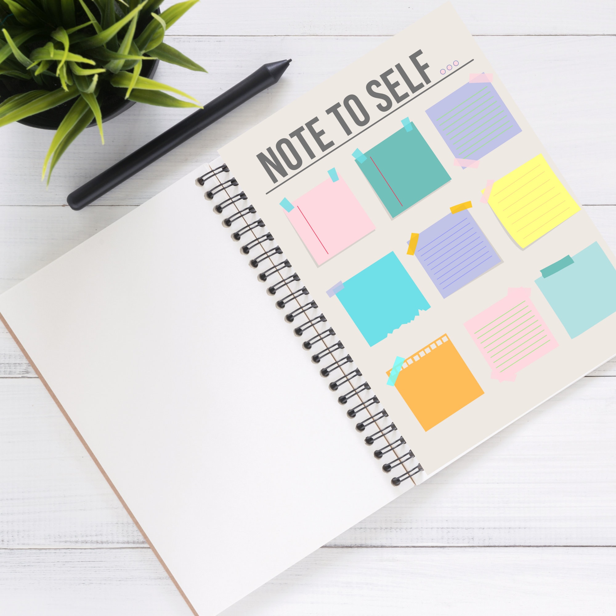 Note to Self Affirmations/ Therapy Poster/ Self-esteem Worksheet ...