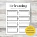 Reframing Negative Thoughts Practice Worksheet/ Resilience Building ...