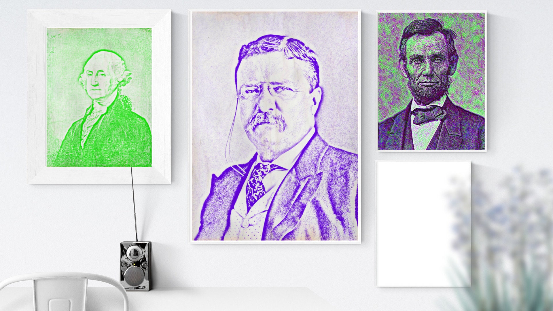 Theodore Roosevelt | American Art | Founding Fathers | Printable Wall ...