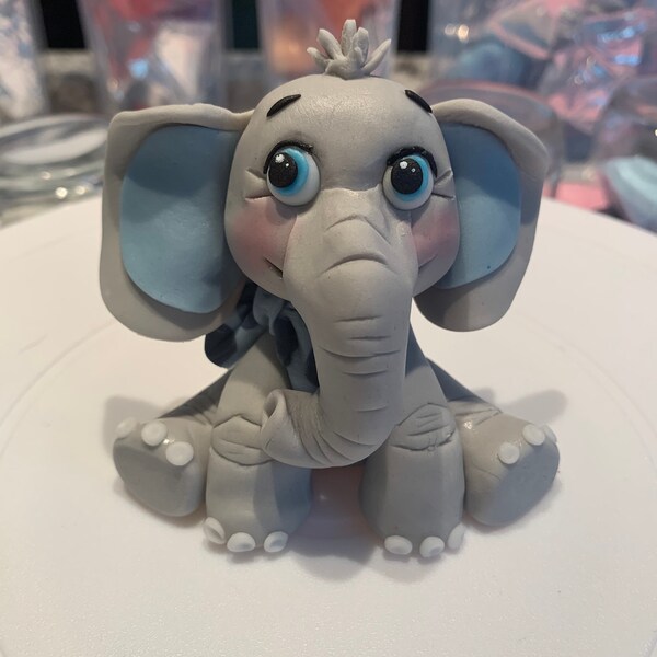Fondant Elephant - Etsy