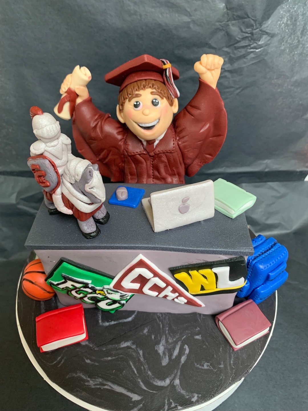 Graduation Cake Toppers, Custom Graduation Cake Toppers,edible ...