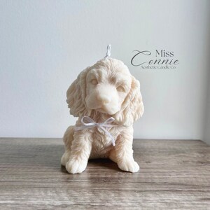Cocker Spaniel Puppy Dog Candle - Etsy