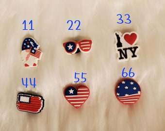 4th of July Jibbitz - Etsy