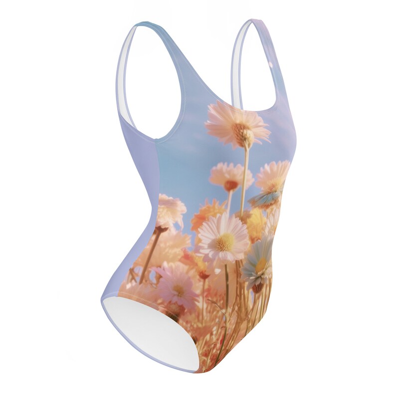 Daisys in the Sky One-piece Swimsuit Swim to Art - Etsy