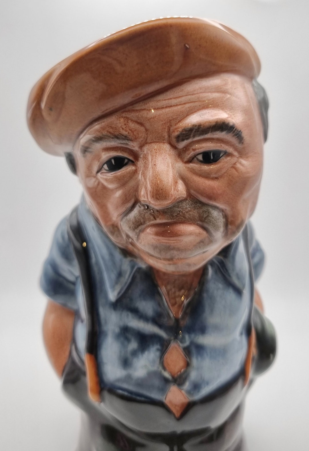 Vintage Roy Kirkham Toby Jug: Hand-painted Staffordshire Pottery - Etsy UK