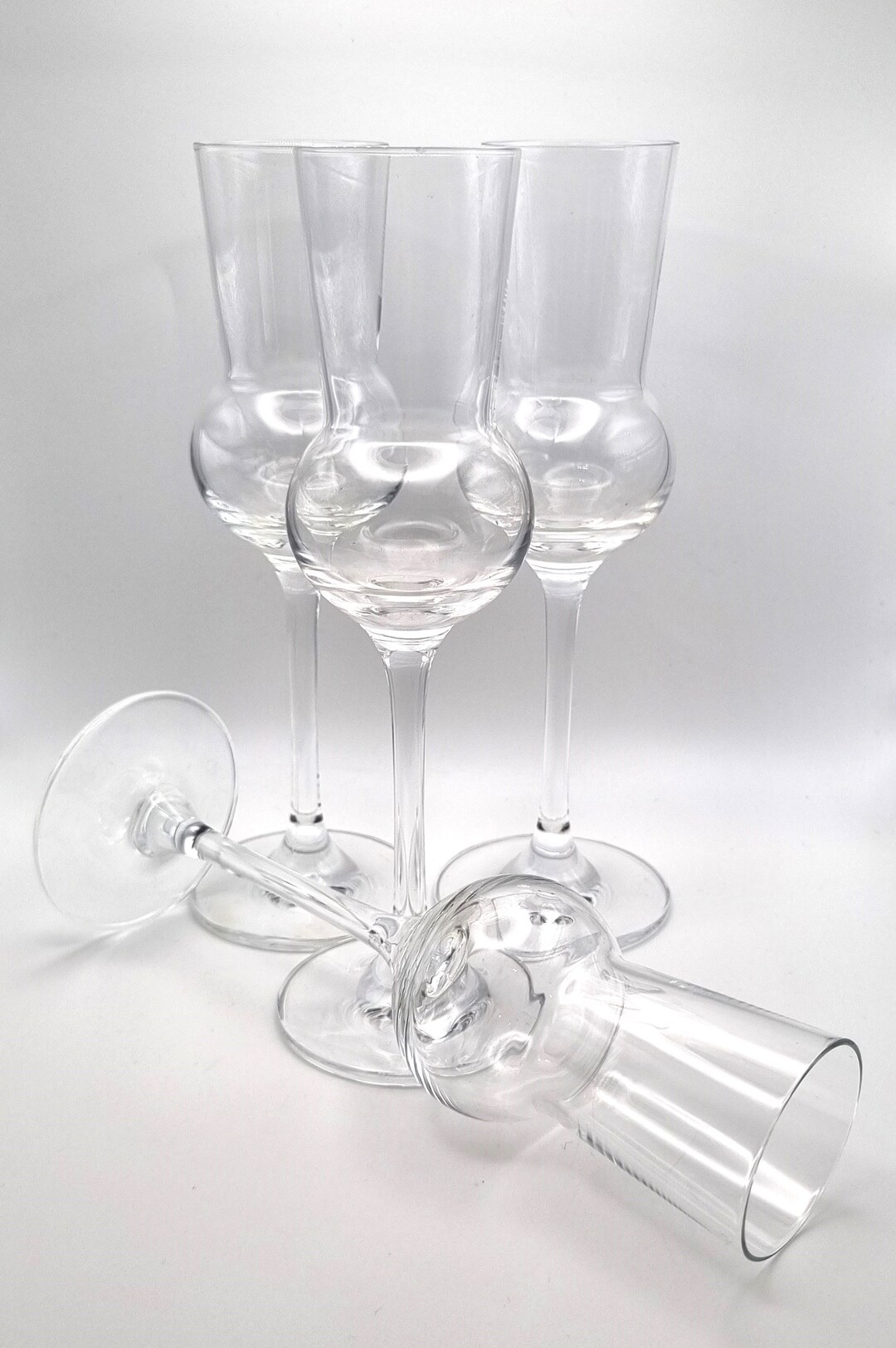 Grappe Nosing Glasses, Stemmed Liquor, Brandy, Schnaps, Aperitif ...