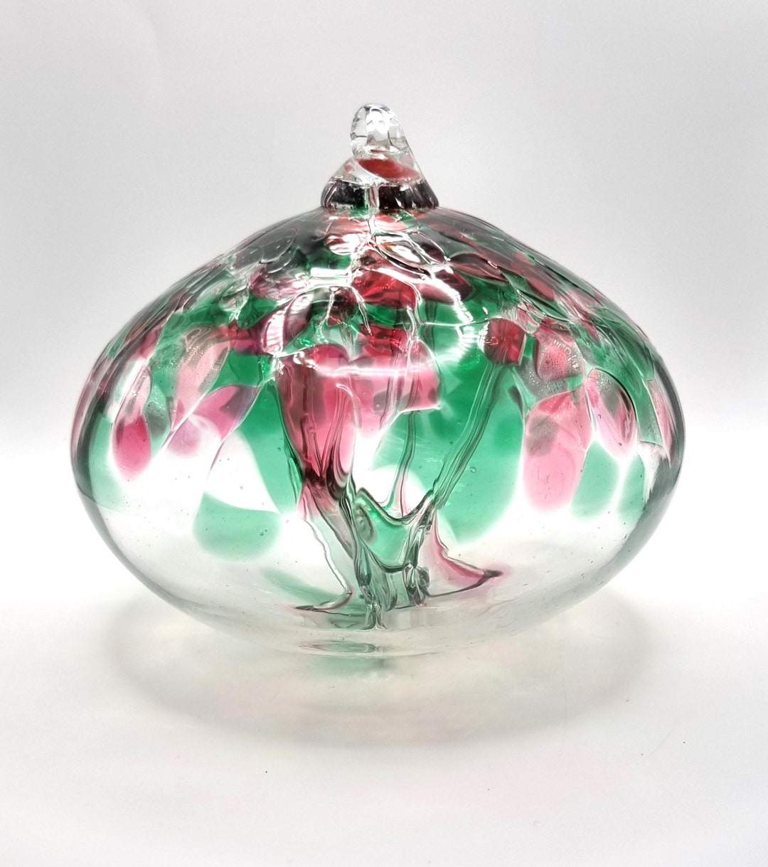 Vintage Large Orb Tree of Life Handblown Orb Glass Ball, Large ...