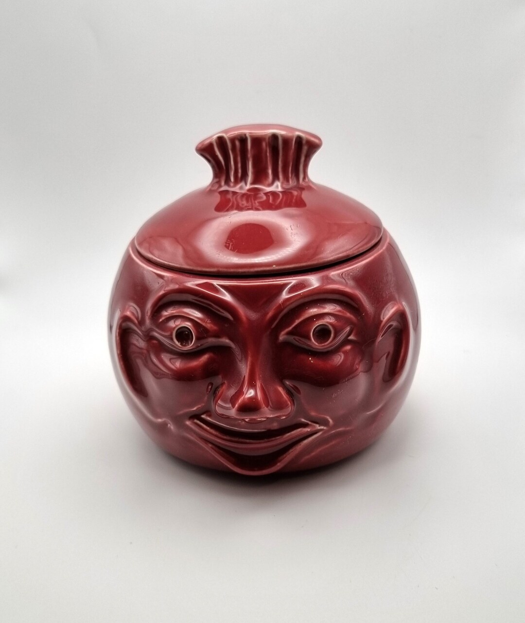 1970s Beetroot Pot, Novelty Storage Pot, Lidded Beet Pot, Sugar Beet ...