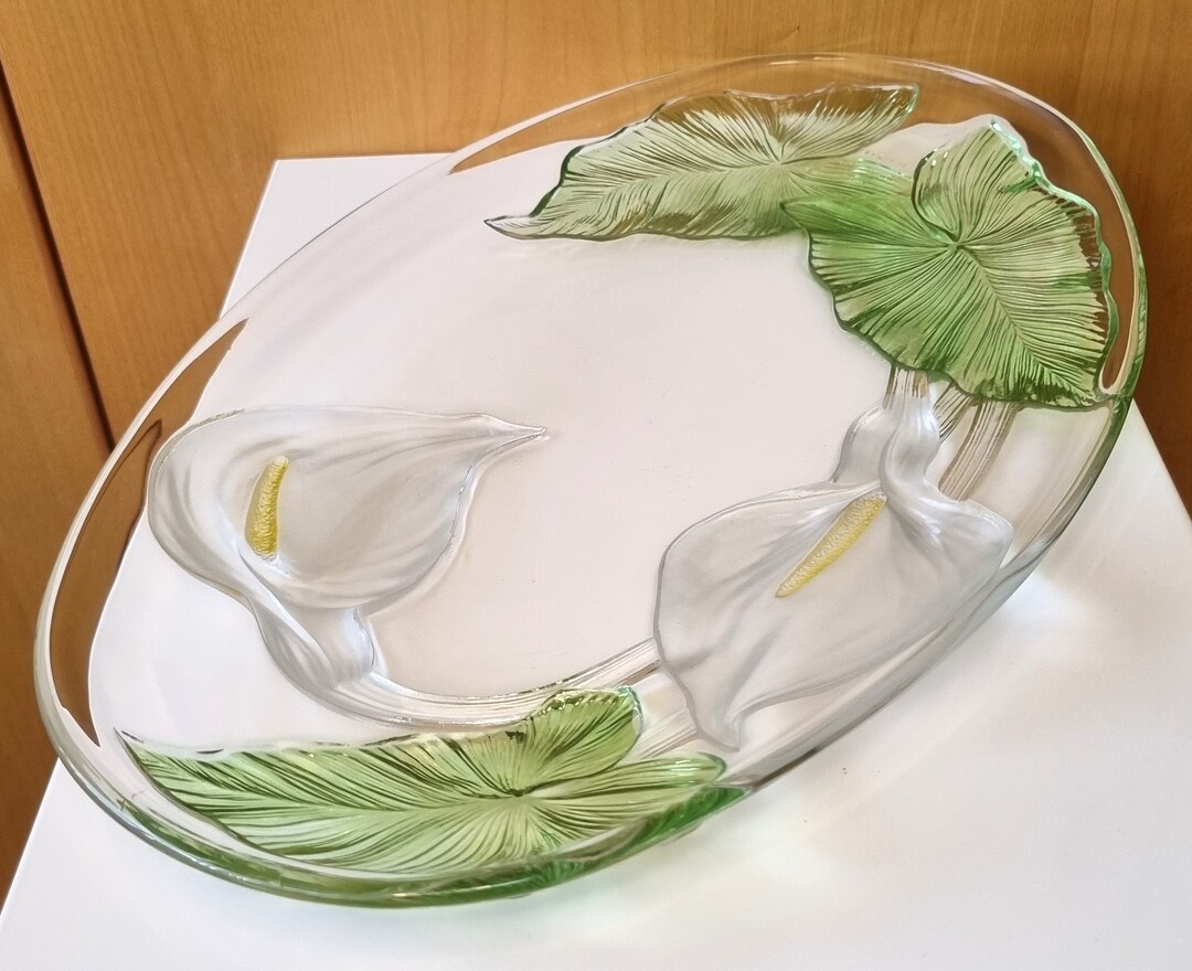 Luminarc Arum Glass Serving Platter Vintage J.G. Durand - Etsy UK