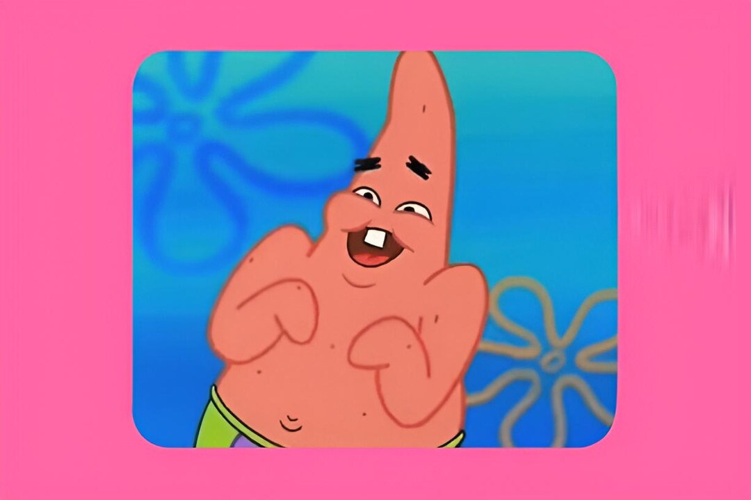 Giggling Patrick Star, Meme Mouse Pad, Gift for Coworker, Office Gift ...