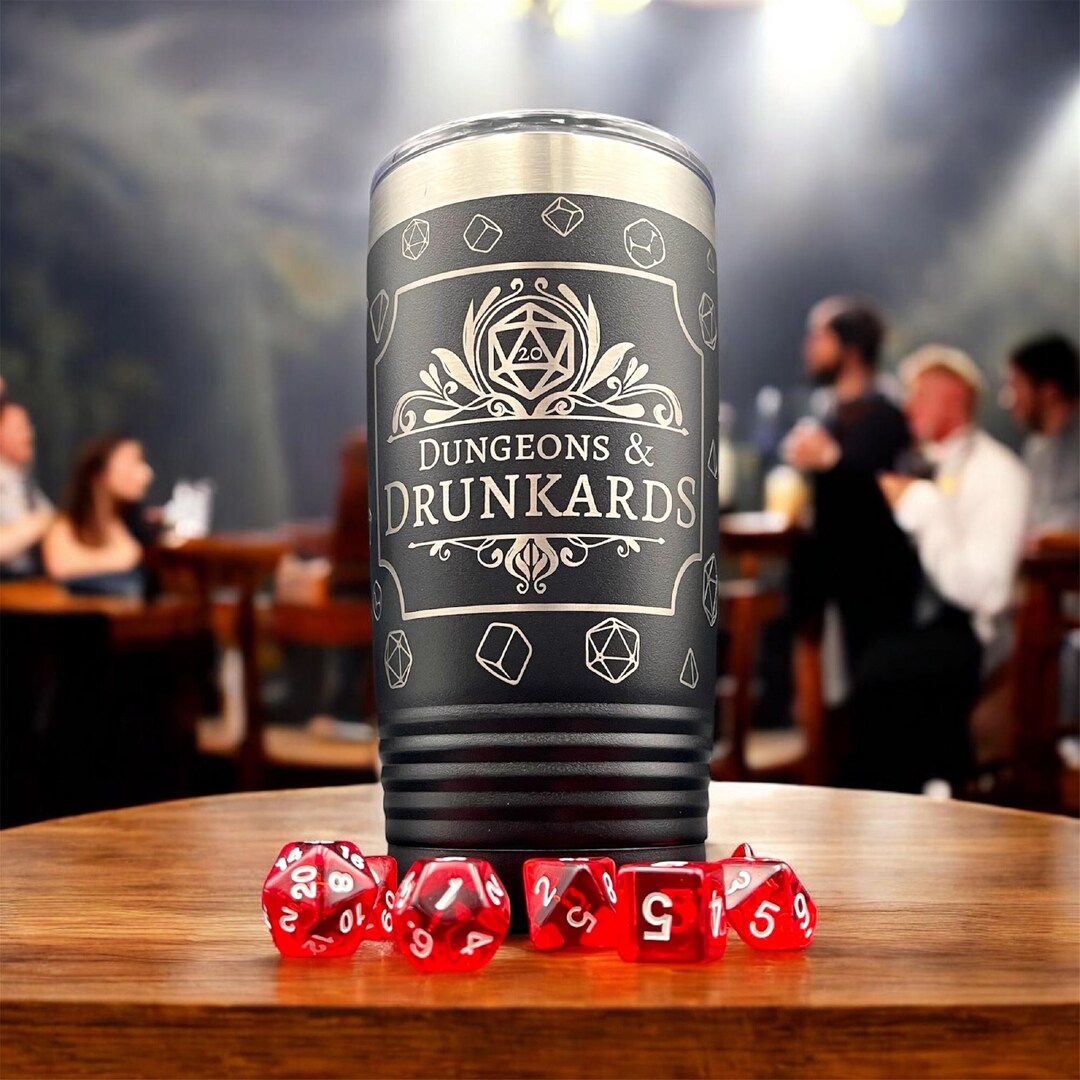 20 Oz Tumbler for D&D Players DD | Dungeon Master Cup | RPG Gamer ...