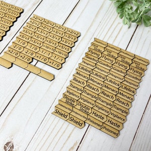 120+5 Mtg Counters MEGA Pack | Mdf Wood | Tokens for Magic the ...