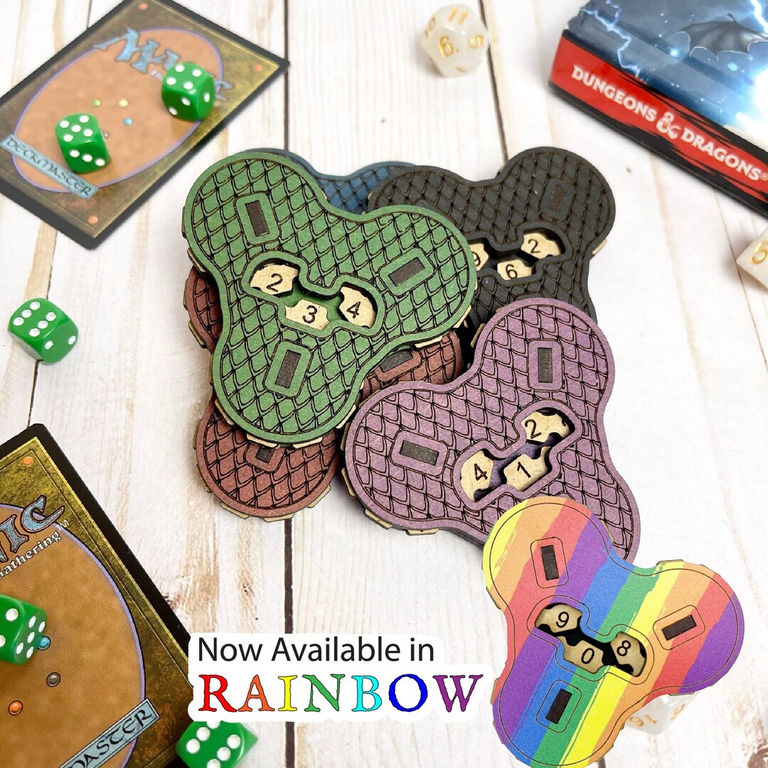 Triangle Style Triple Hit Point Counter 0-999 MTG Counter - Etsy