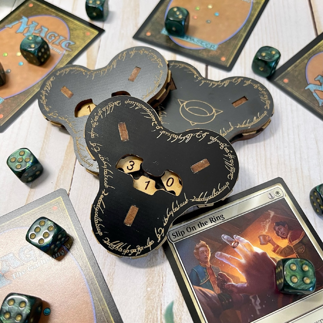 Triangle Elvish Script Hit Point Counter 0-999 Life Health Counter MTG ...