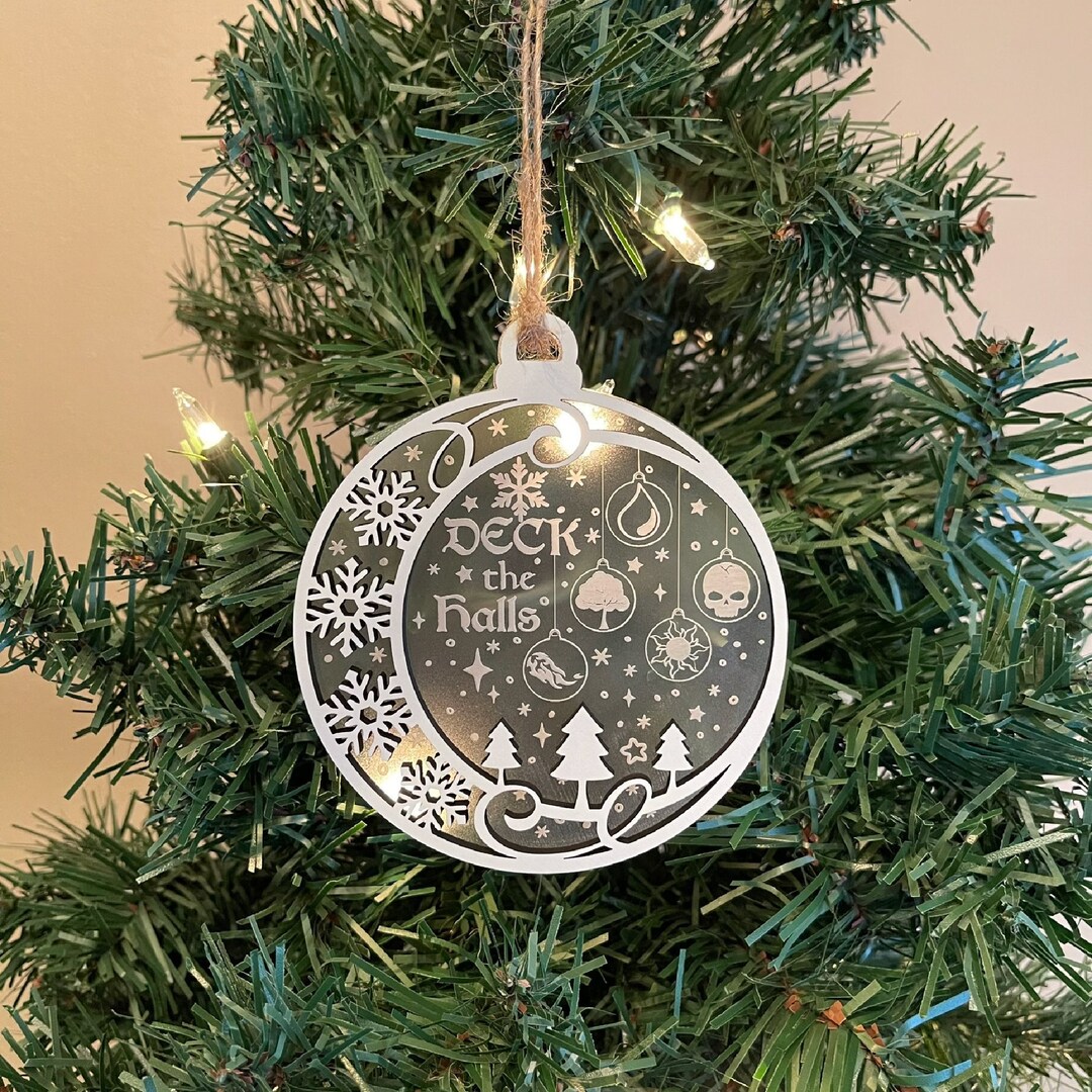 DECK the Halls Ornament, 2025 Update, RPG Christmas Gift, TTRPG, Mtg ...