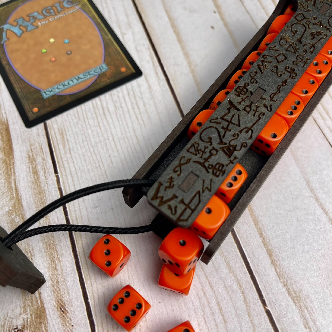 D6 12mm Dice Storage Holder Holds Full Set of 36 Travel / Portable Mtg ...