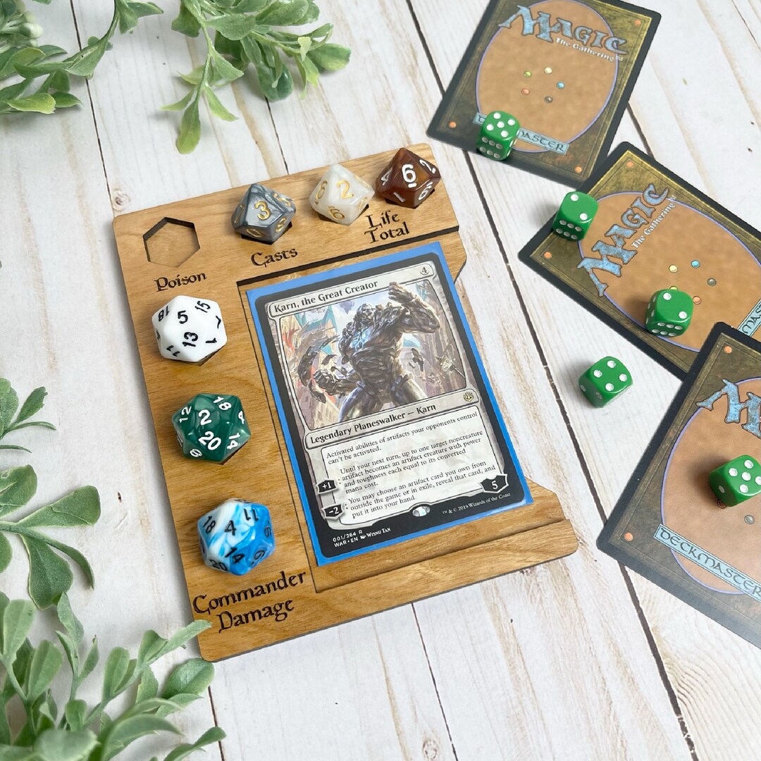 Simple Command Zone Magic the Gathering Mtg Life Damage - Etsy