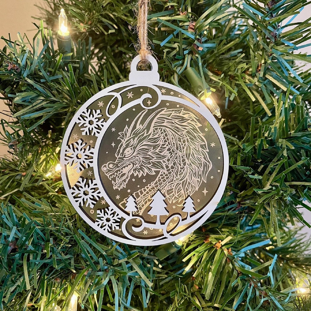 Dragon Ornament | Year of the Dragon | New Year | 2025 Hanger Option ...
