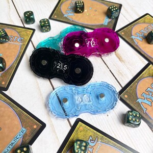 Acrylic Hit Point Counter 0-99 Magnetically Assembled Life Counter ...