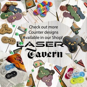 Elvish Script Hit Point Counter | Life Health Counter | MTG Counter ...