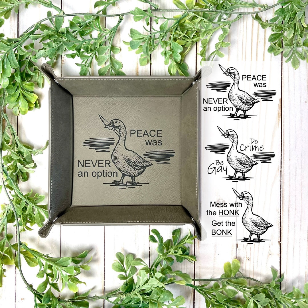 3 Image Goose Collection Dnd Dice Tray | LGBTQ | Peace Was Never an ...