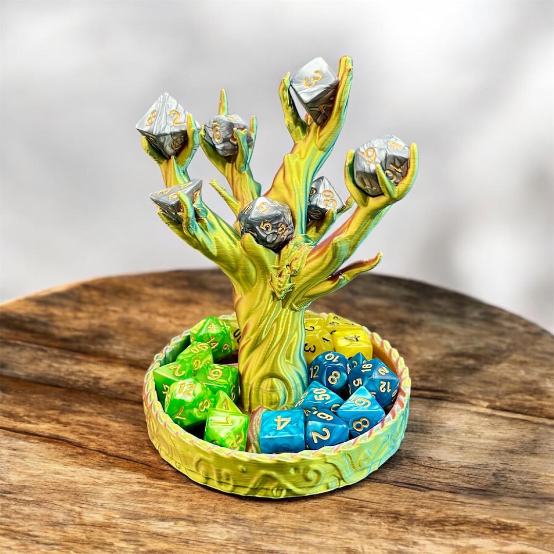 Tree Dice Holder Limbs | Dice Display | Dice Tray | Dungeons and ...