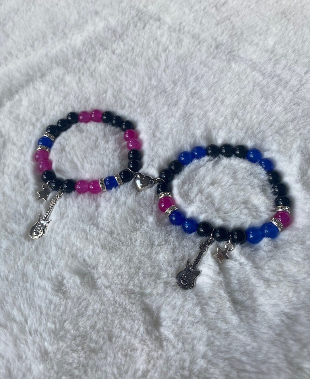 Matching Magnetic TV Girl Couple Bracelets - Etsy