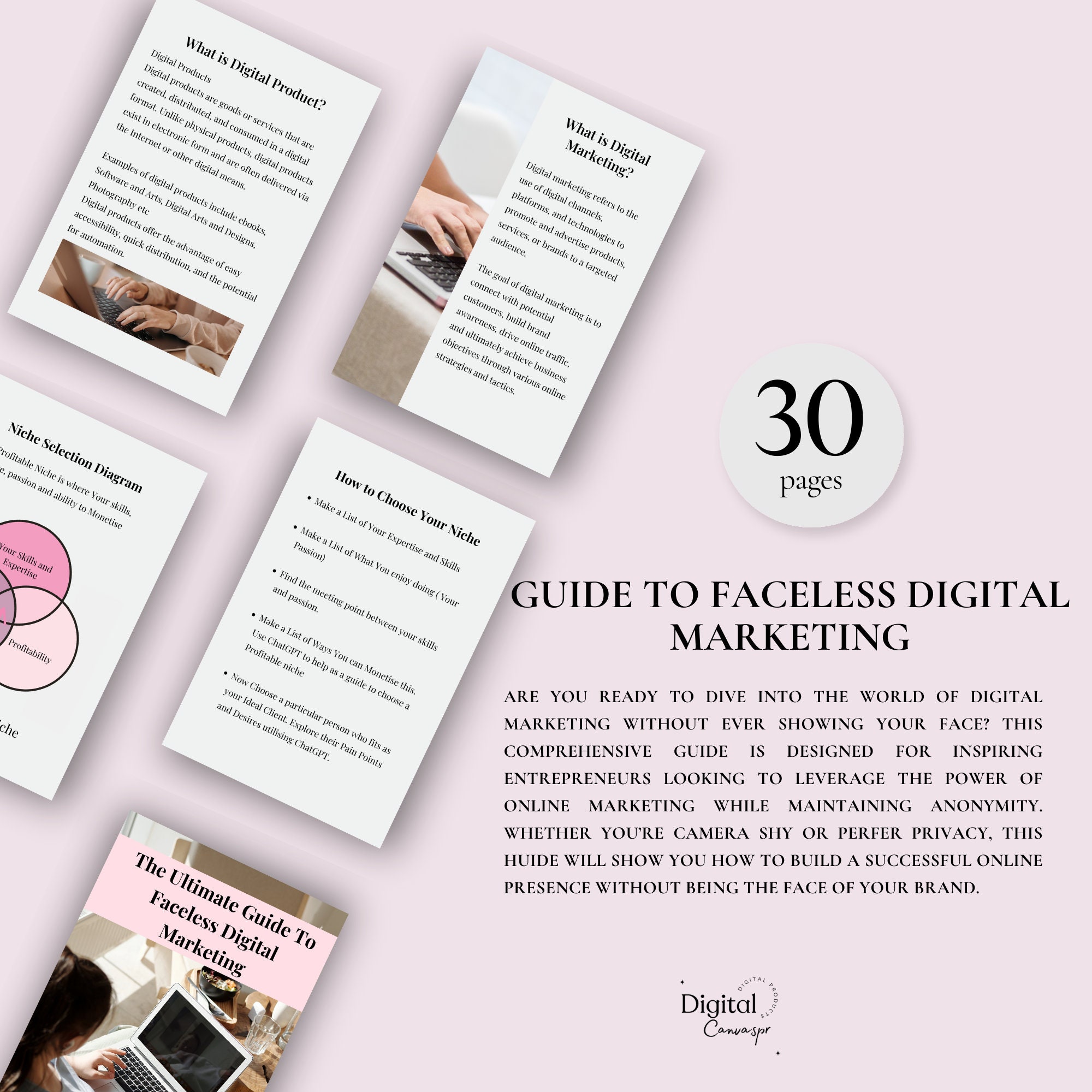 Ultimate Guide to Faceless Digital Marketing Ebook: Expert Tips ...