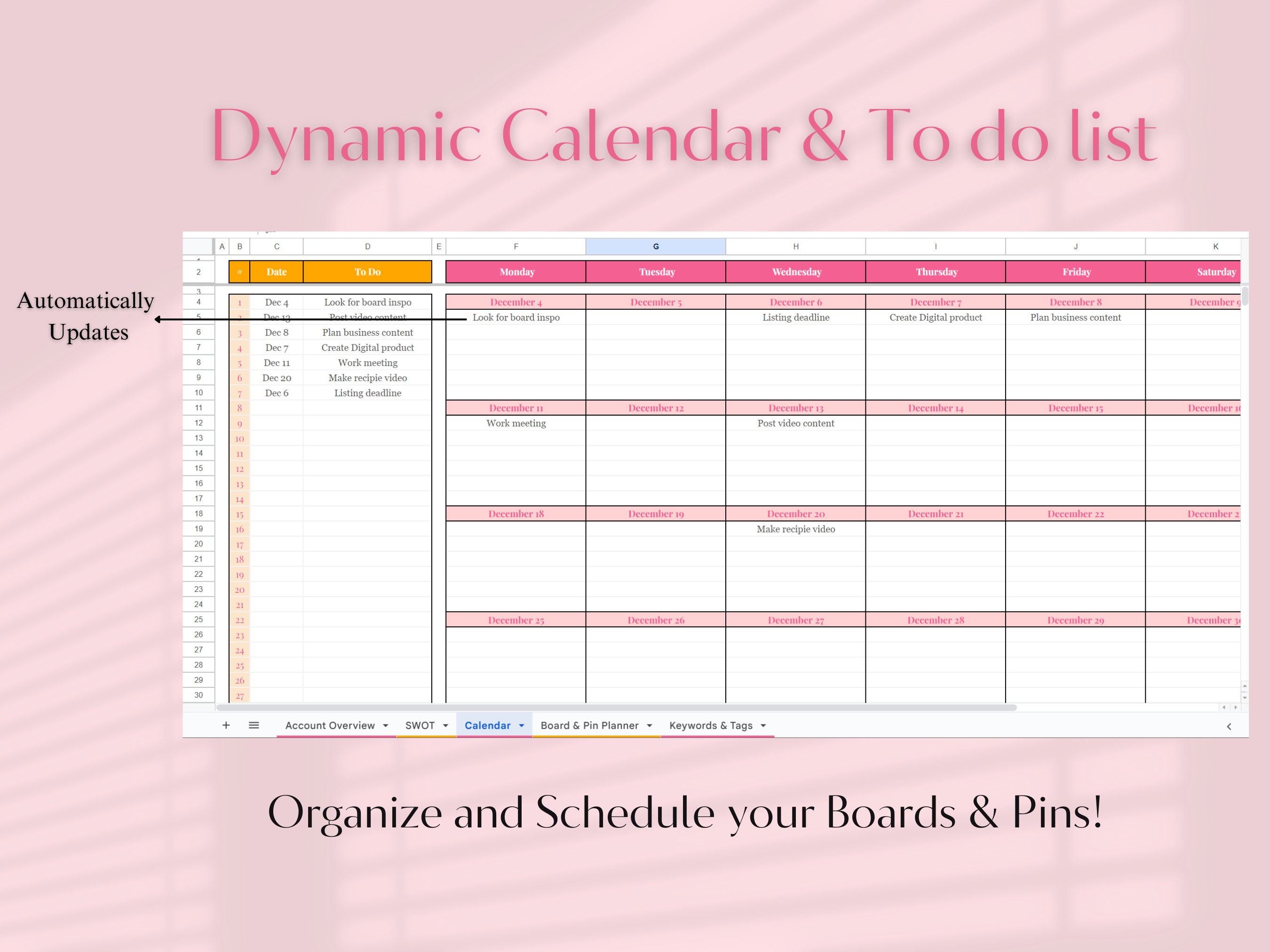 Pinterest Strategy for Board & Pin Planner | Pinterest Marketing ...