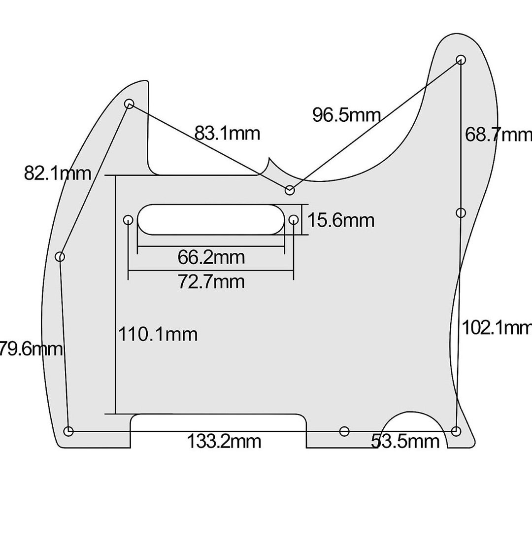 Create Your Own Pick Guard! Telecaster - Etsy