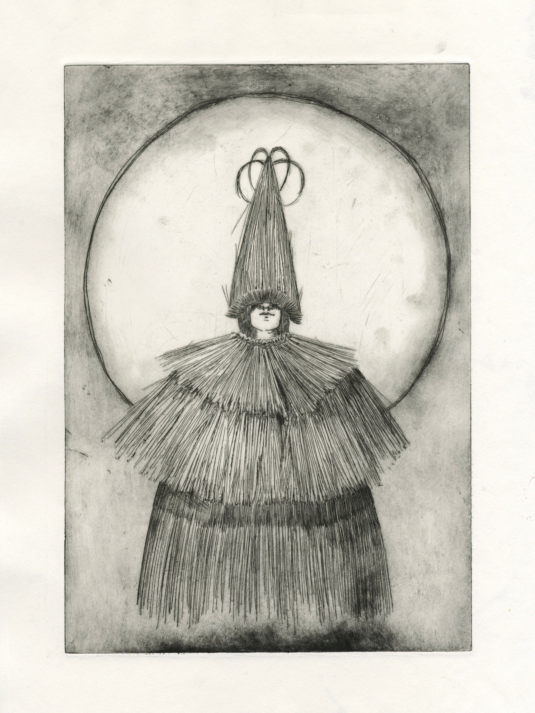 Dancing Mummer Etching Copy - Etsy